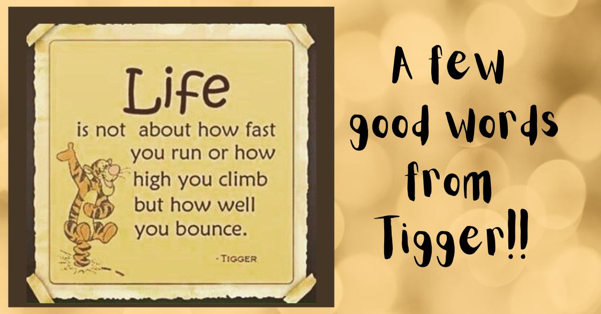Advice from Tigger – Frances Quilts