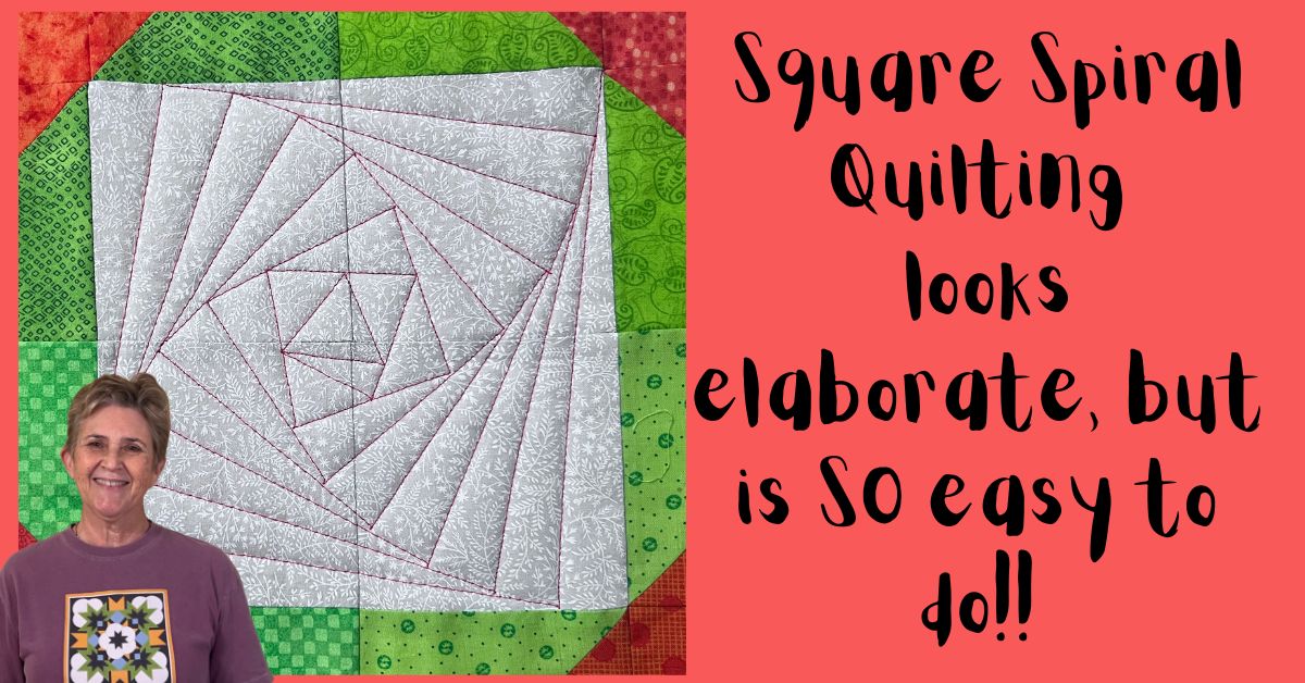 Let's Quilt a Square Spiral – Frances Quilts